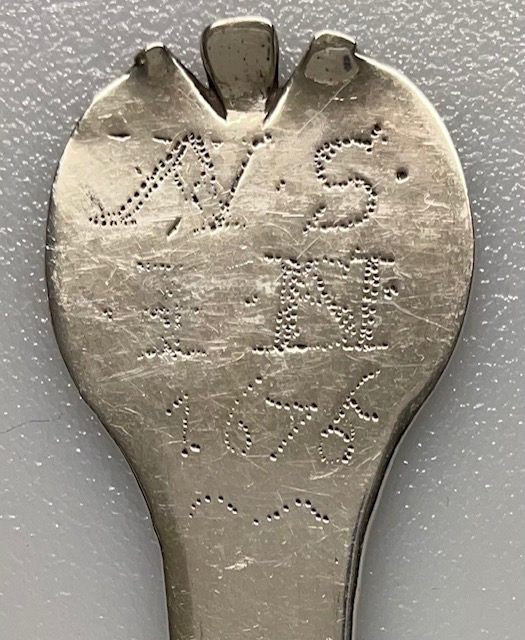 Trefid Spoon,Circa 1675, Probably Winchester.